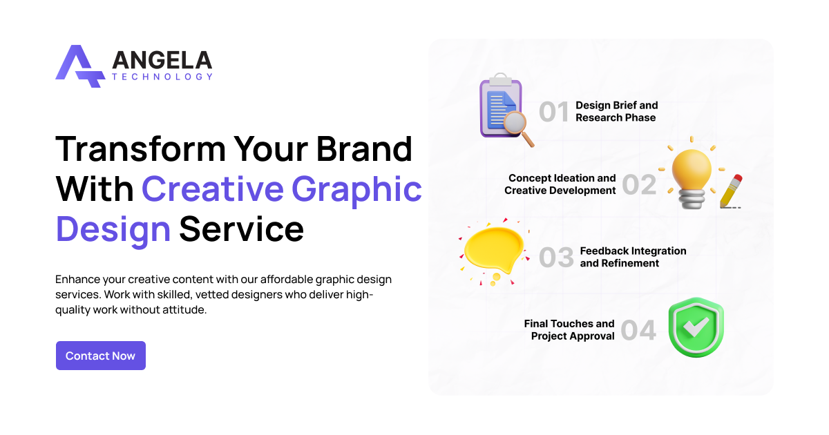 Creative Graphic Design Service - Angela Technology